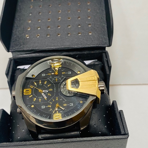 Diesel Black Gold | Accessories | Dz7377 Mens Diesel Black Dial Uber ...